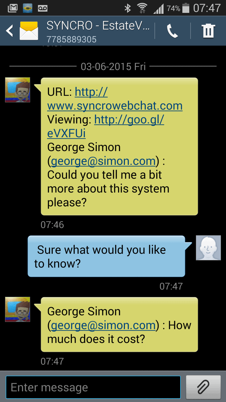 Get leads the easy way with live chat software! - SYNCRO